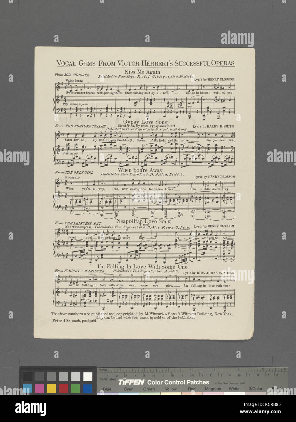 Gypsy love song (NYPL Hades 609973 1801339 Stock Photo - Alamy