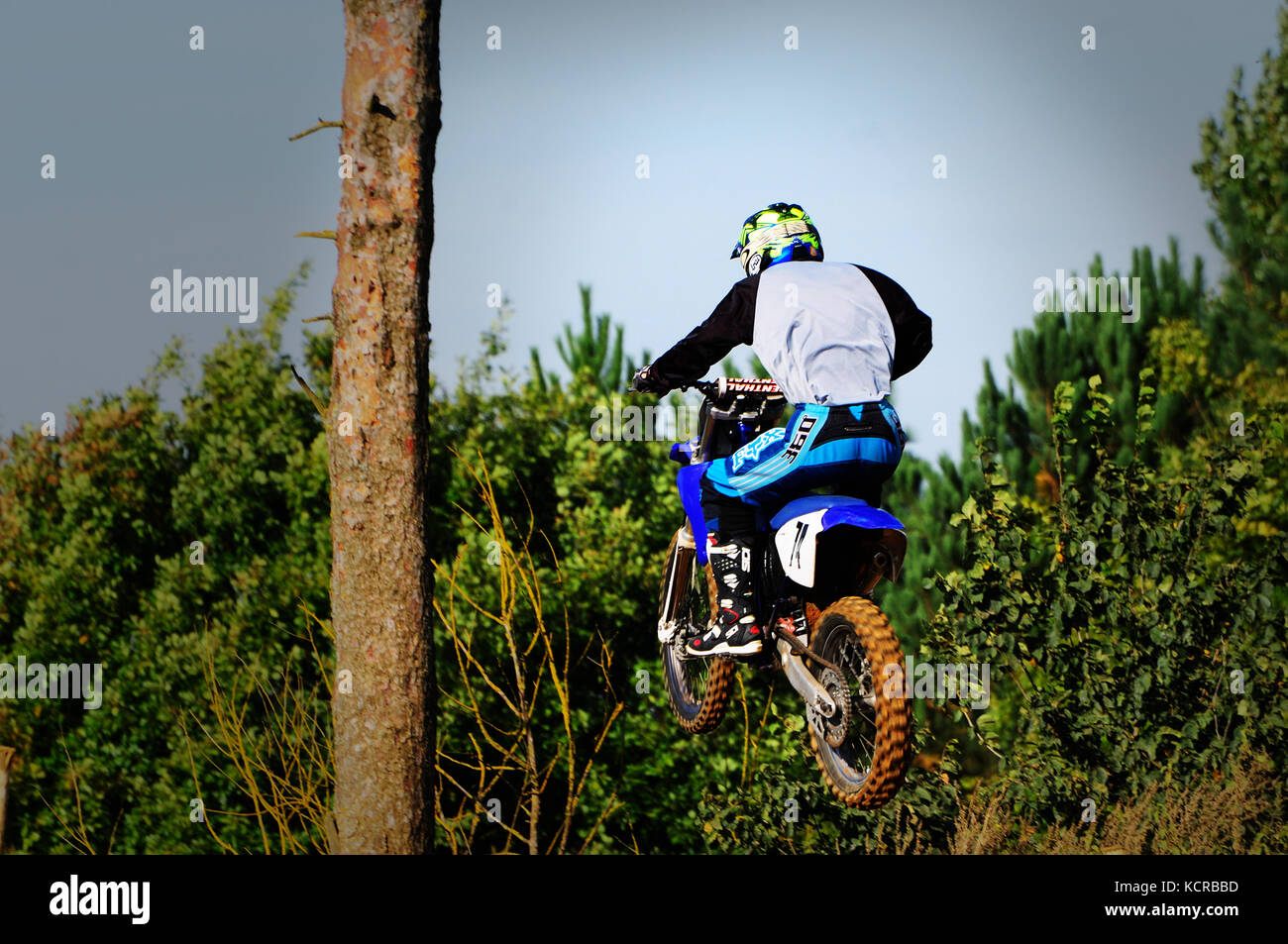 motocross bikes in action Stock Photo - Alamy