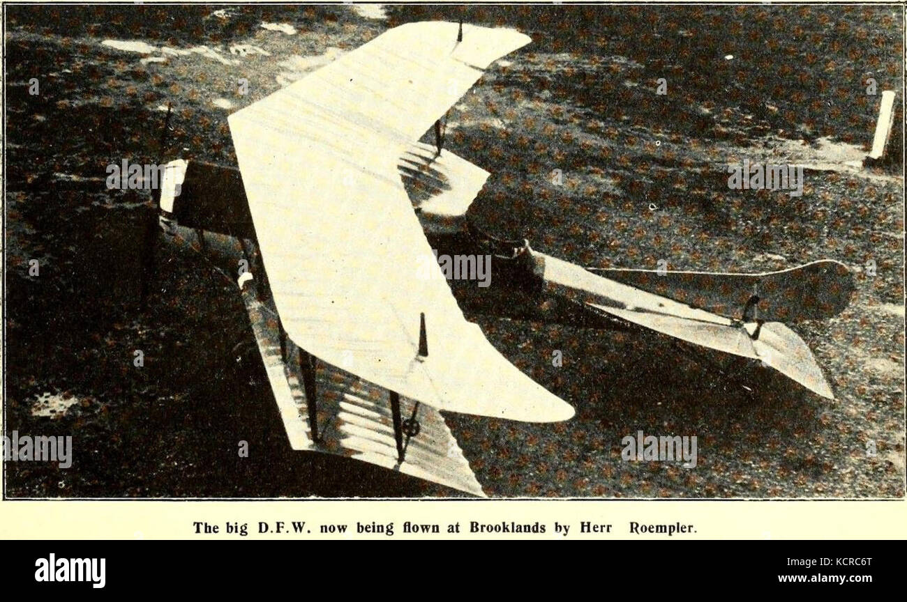 The DFW Mars biplane, a notable aircraft from the early 20th century ...