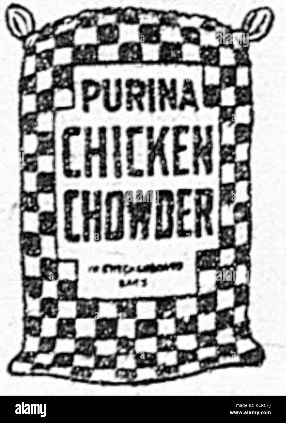 Bag of Purina Chicken Chowder Stock Photo - Alamy