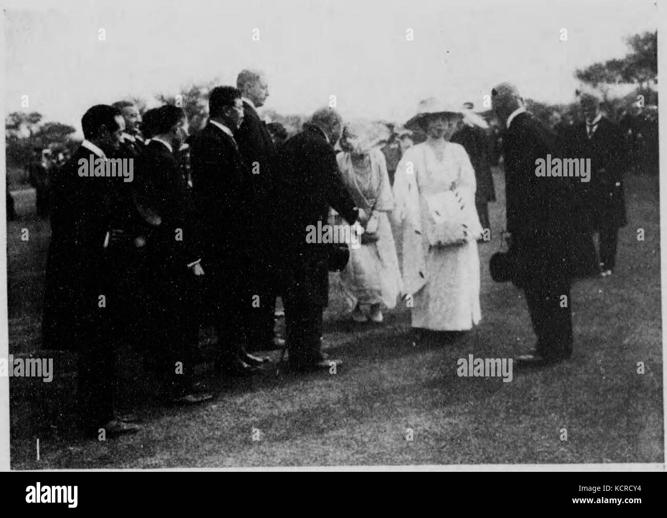 Edward VIII in Japan 1922 Shinjuku Gyoen ndl 967729 43 Stock Photo - Alamy