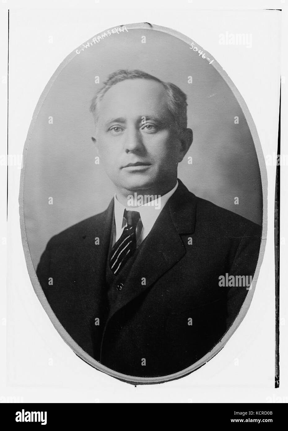 Christian William Ramseyer circa 1915 Stock Photo - Alamy