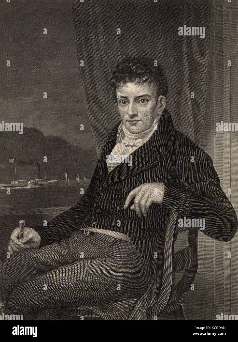 Robert Fulton American engineer and inventor Stock Photo - Alamy