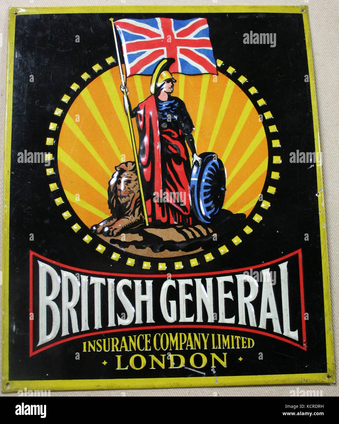 Fire mark for British General Insurance Company, Limited in London ...