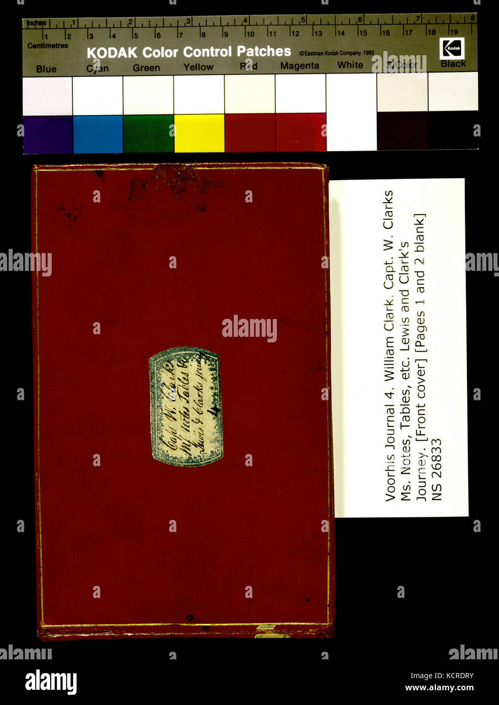 Clark Family Collection Volume 4. Voorhis Journal No. 4. Notes, tables ...