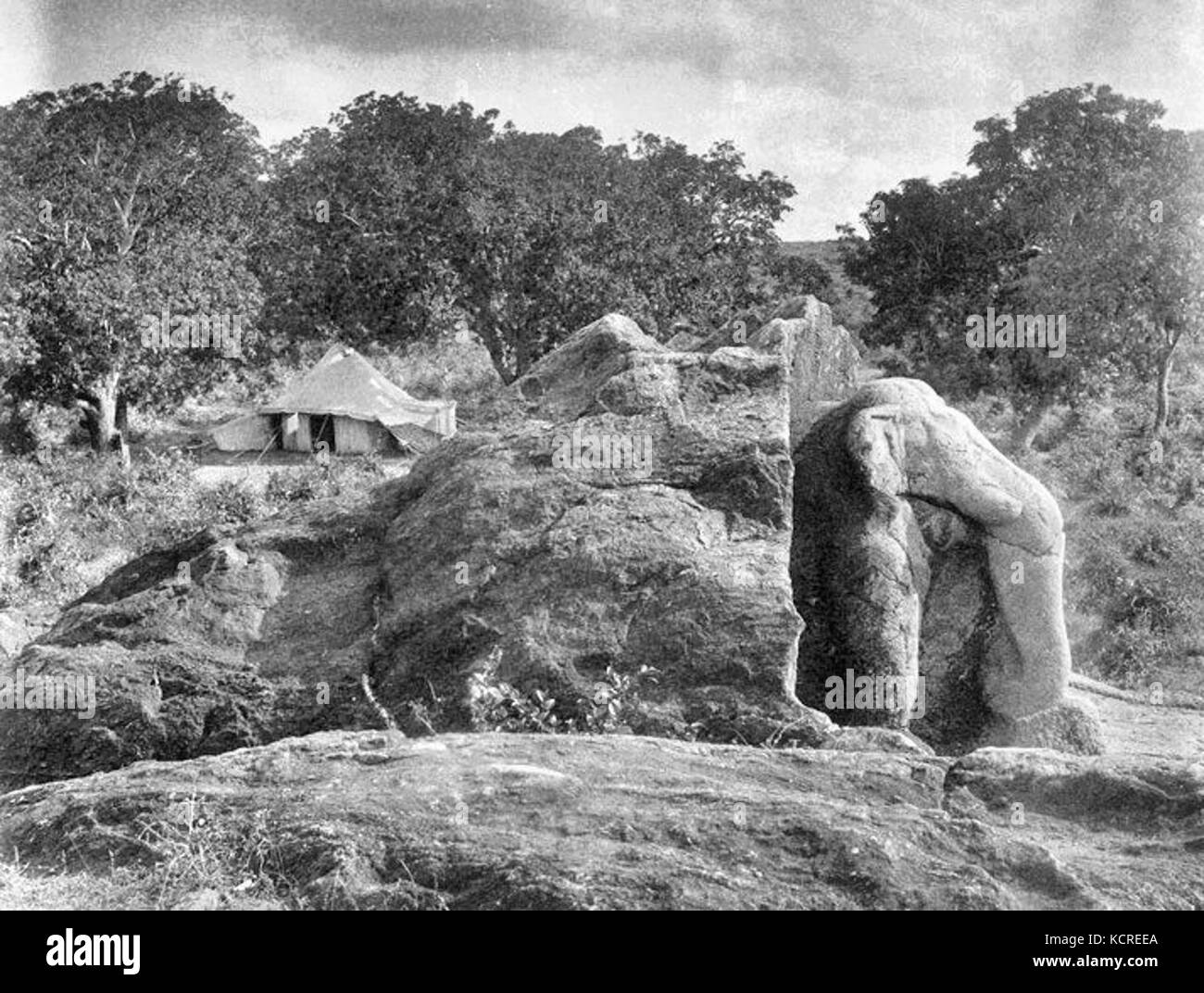 Dhauli Ashoka inscription Puri District India Stock Photo - Alamy
