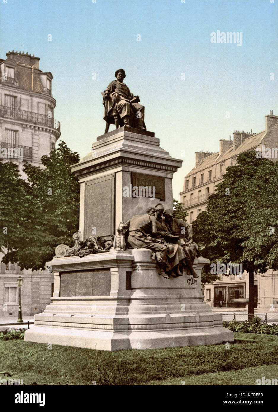 This monument dedicated to Alexandre Dumas in Paris, France ...