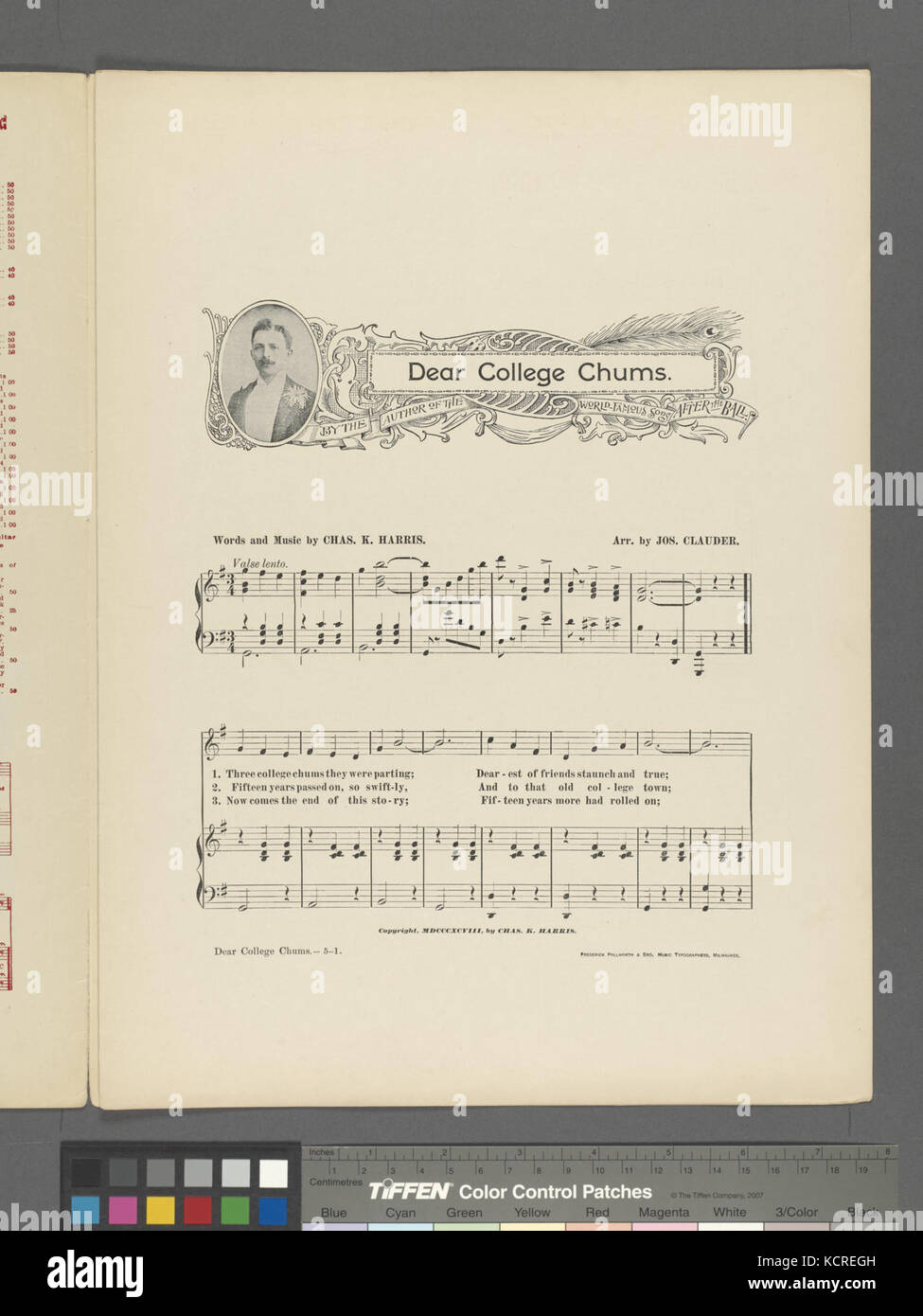 Dear college chums (NYPL Hades 610020 1800895 Stock Photo - Alamy