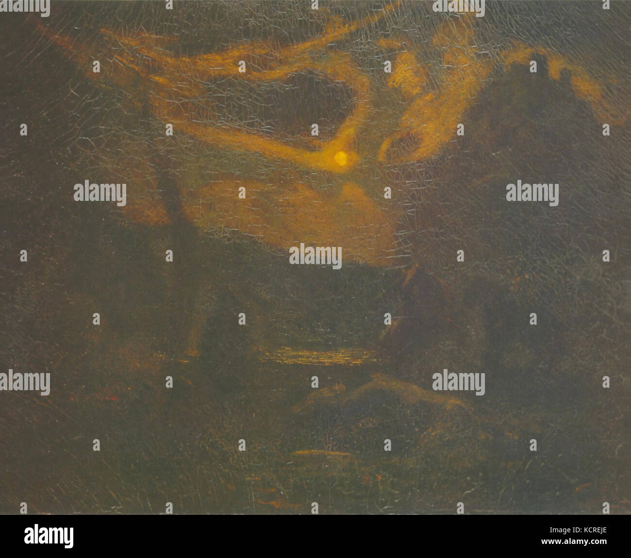 Albert Pinkham Ryder Macbeth and the Witches Stock Photo - Alamy