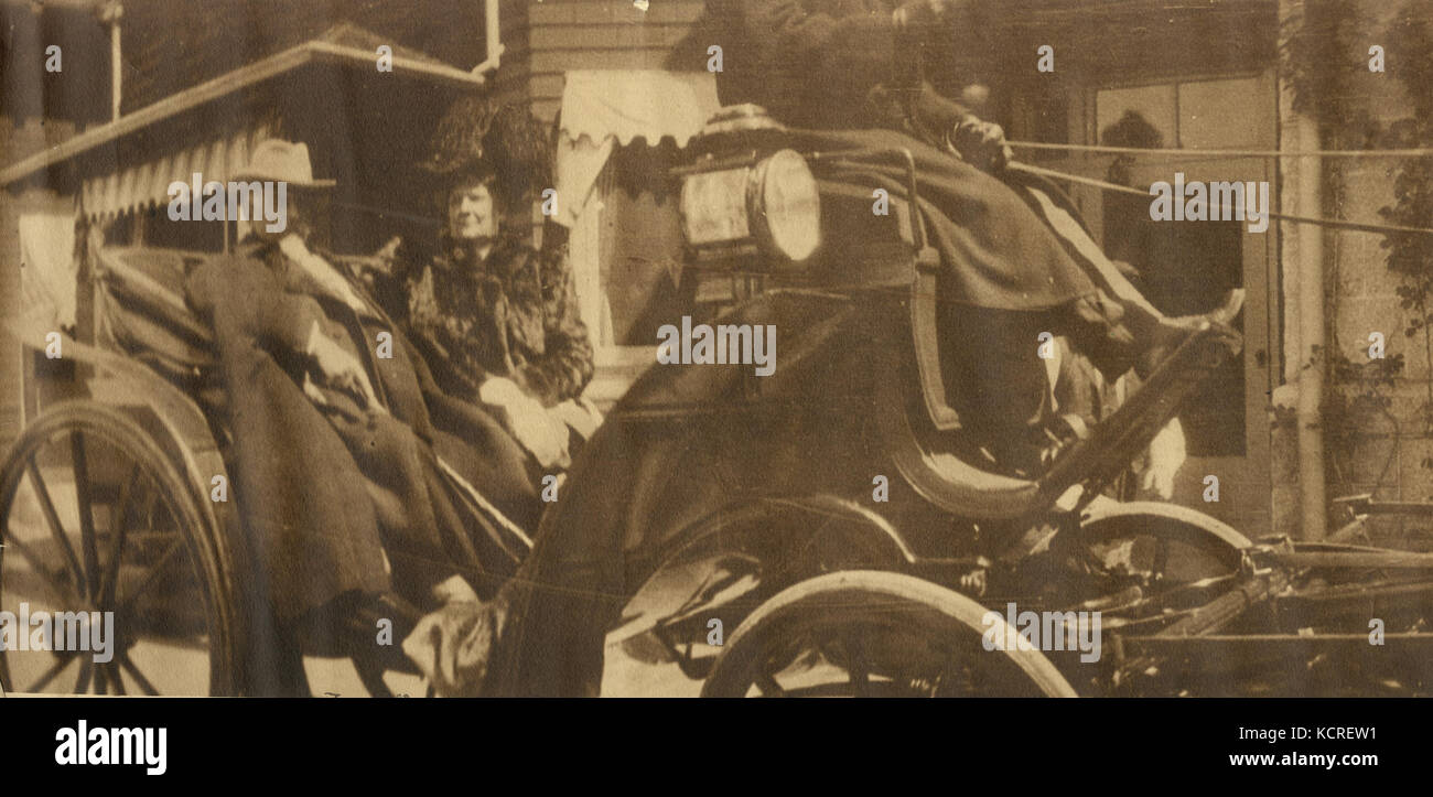 Adolphus Busch, founder of Anheuser-Busch, and his wife Lilly are ...