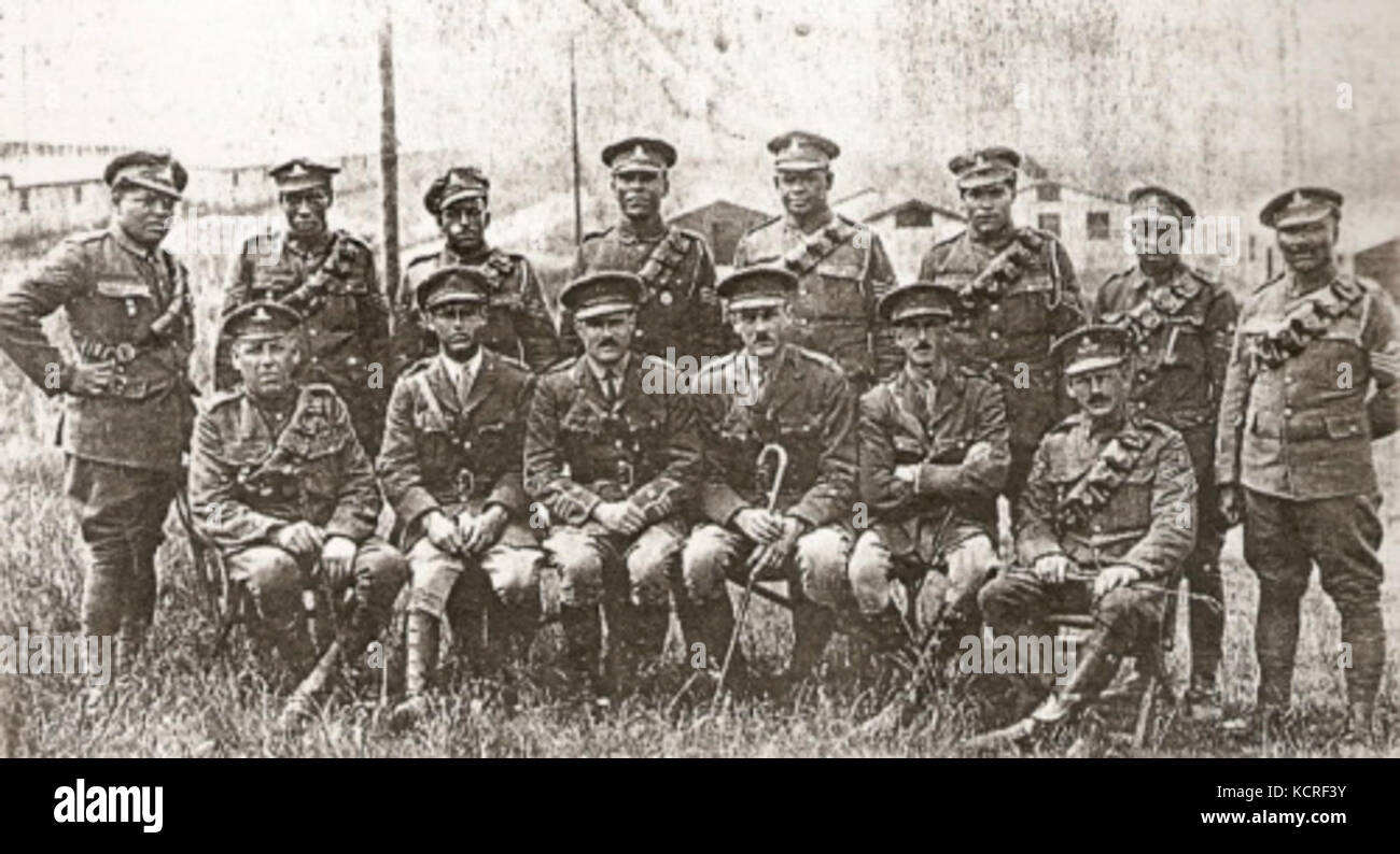 This image depicts the leaders of the Royal Gloucestershire and ...