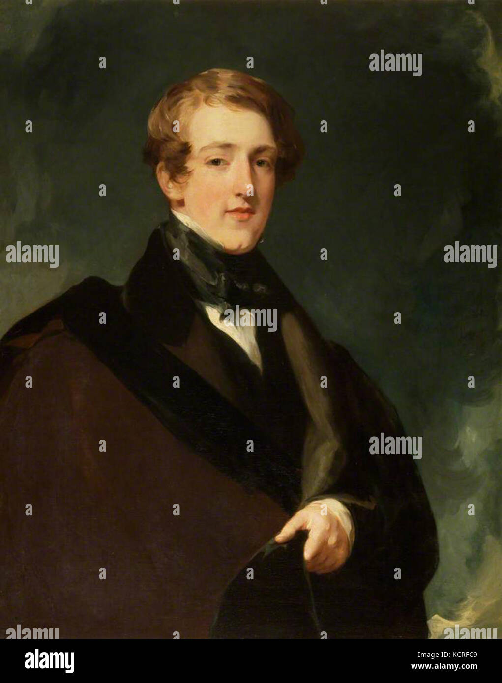 George Warren, 2nd Lord De Tabley, by Margaret Sarah Carpenter Stock ...