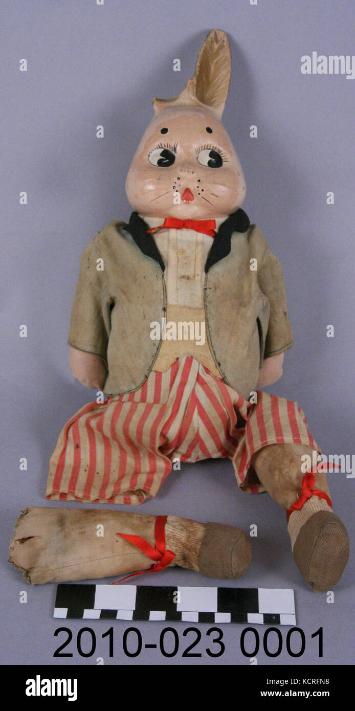 Cloth Toy Rabbit Doll Stock Photo - Alamy