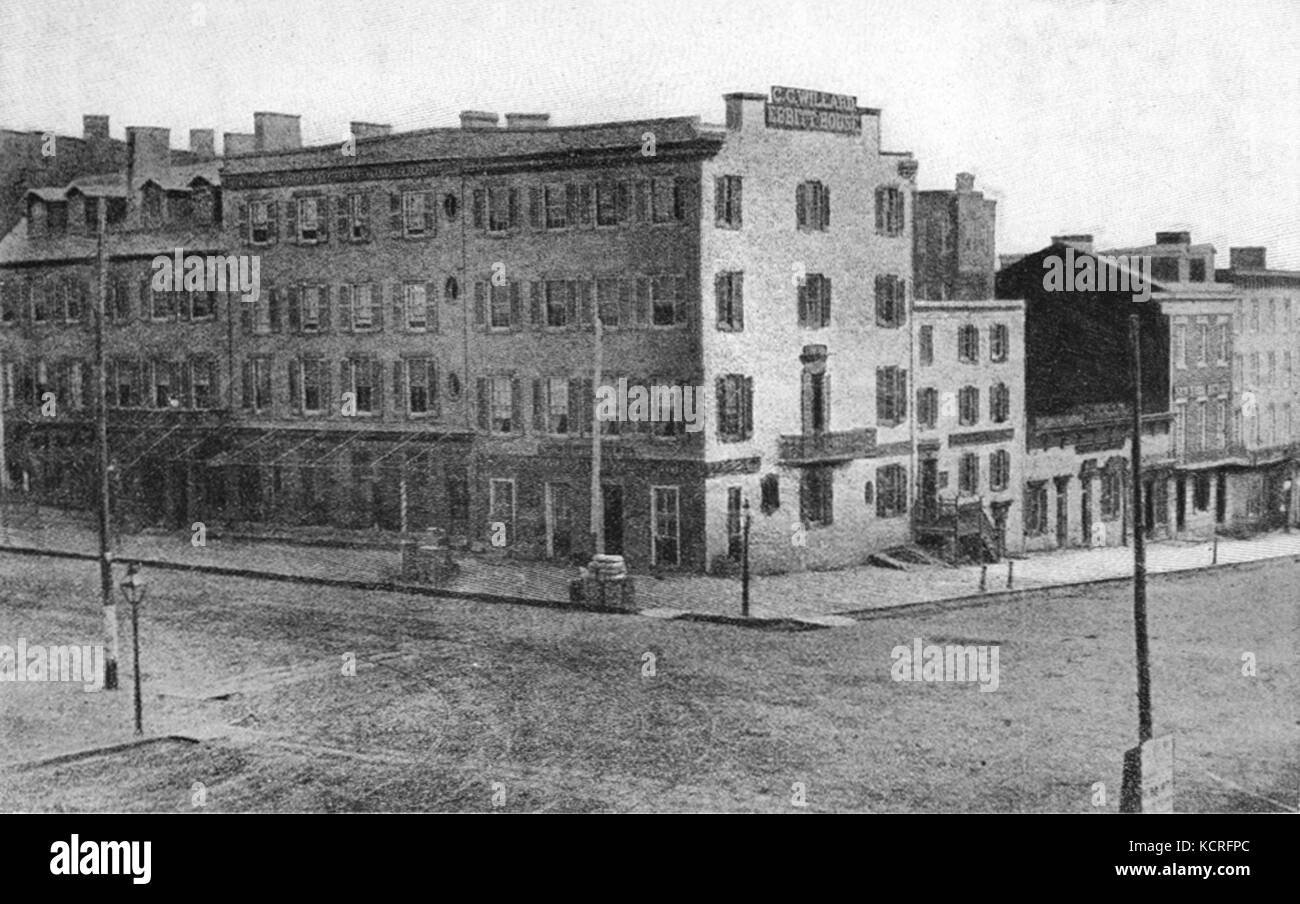 Ebbitt House Washington DC 1865 Stock Photo - Alamy