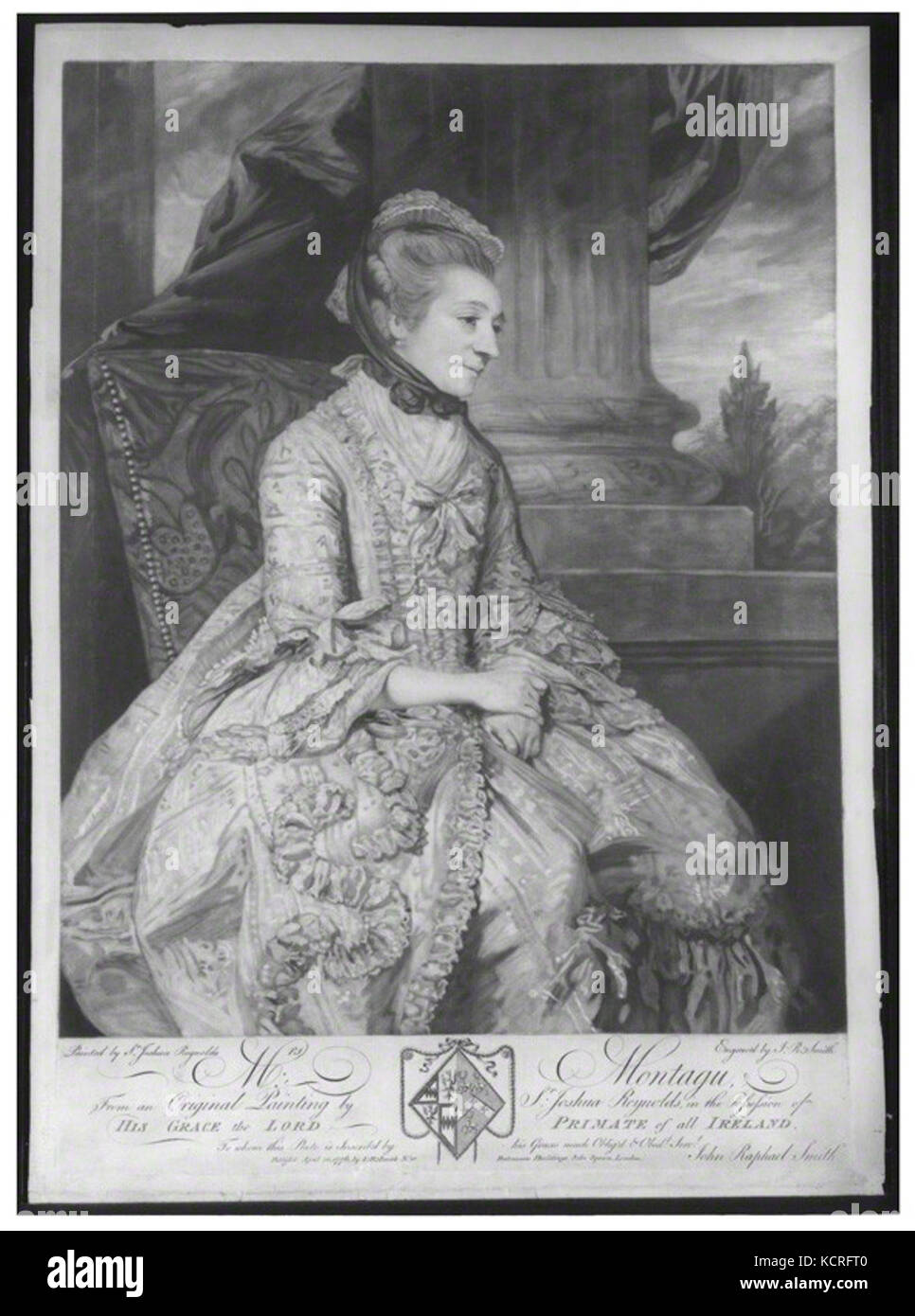 Elizabeth Montagu, John Raphael Smith after Joshua Reynolds, 10 April ...