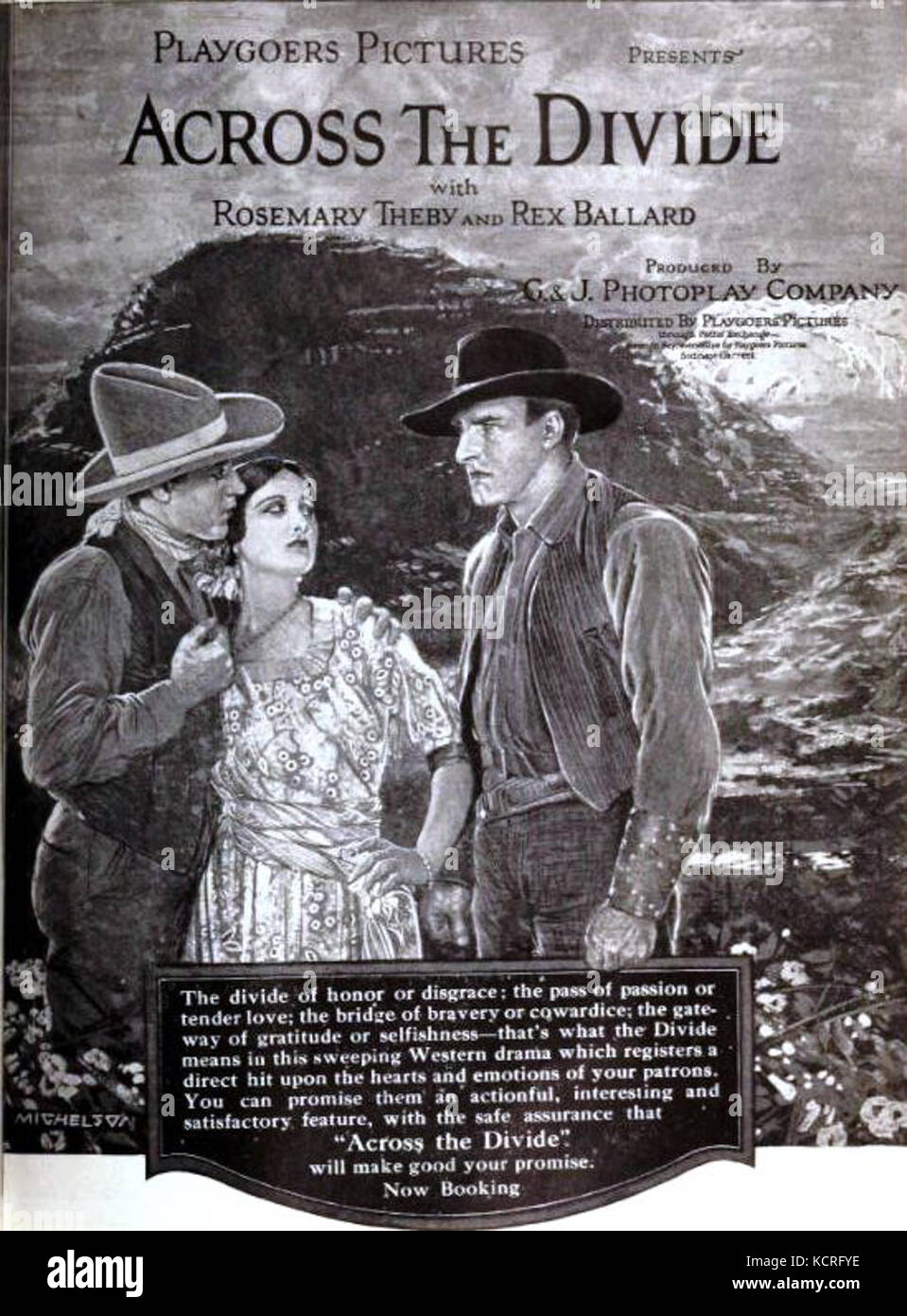 Photograph titled 'Across the Divide', likely showing a scenic or ...