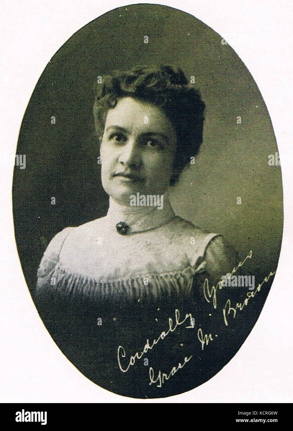 Grace Mann Brown 1901 Stock Photo - Alamy