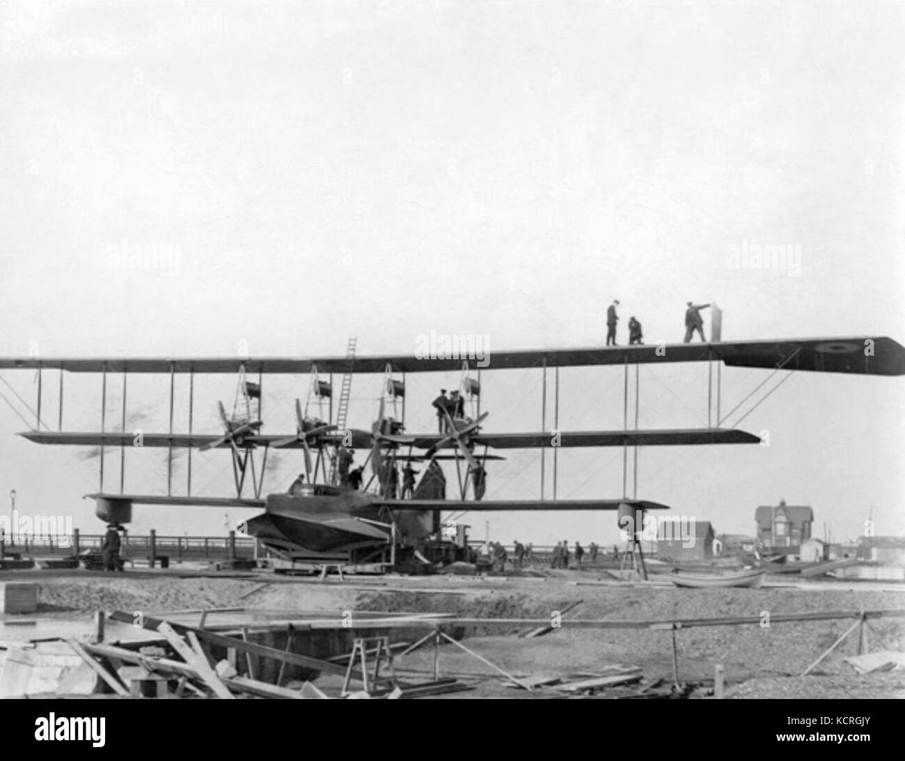 Curtiss T Wanamaker Triplane2 Stock Photo - Alamy