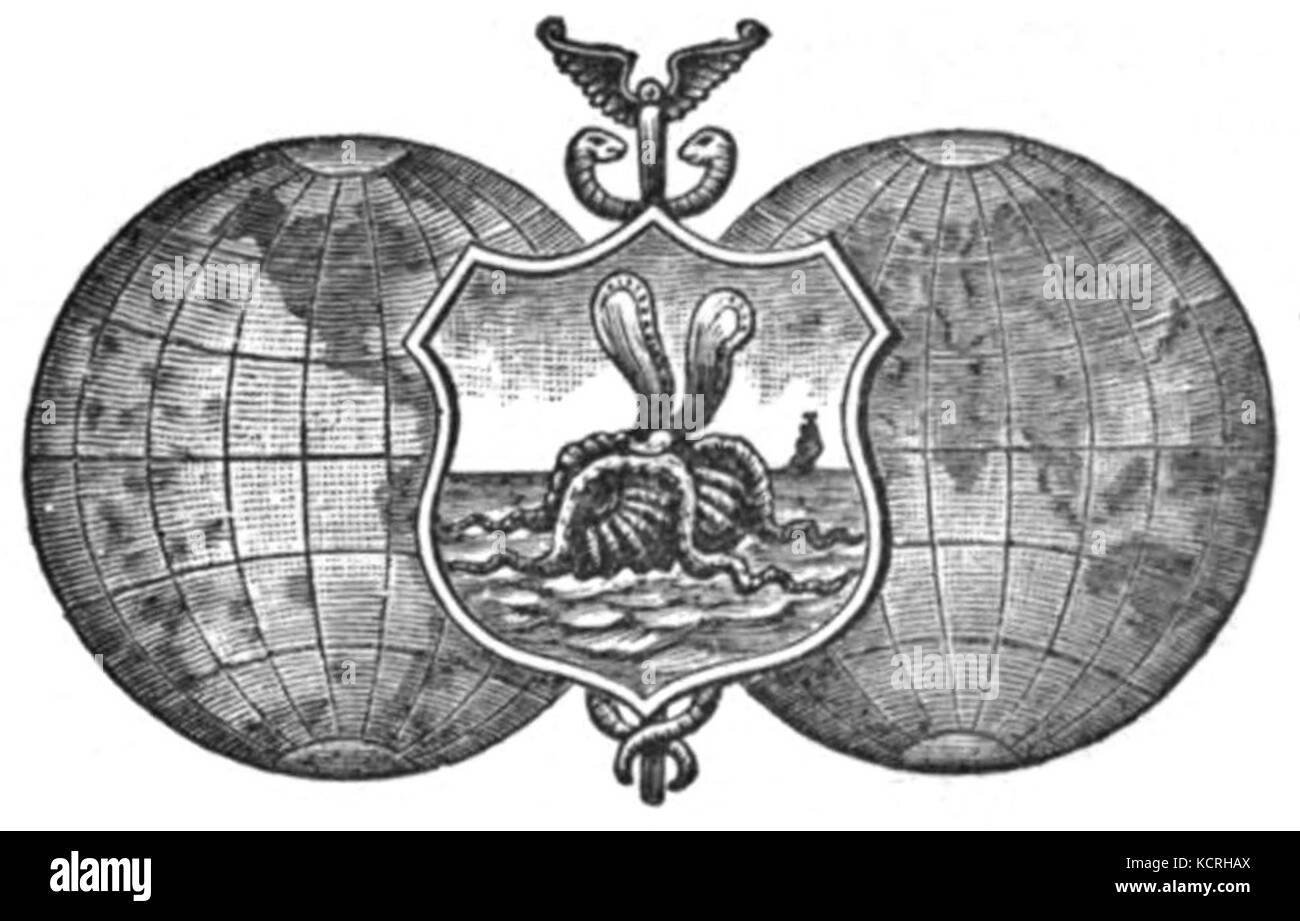 F.A. Davis logo (from Psychopathia Sexualis, 1892 Stock Photo - Alamy