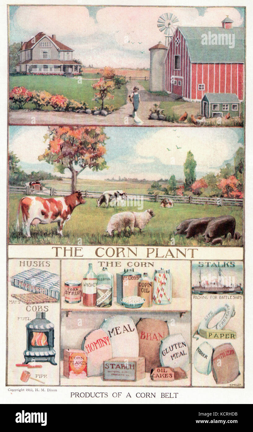 Corn Belt Products Btwn Pgs 710 and 711 Stock Photo - Alamy