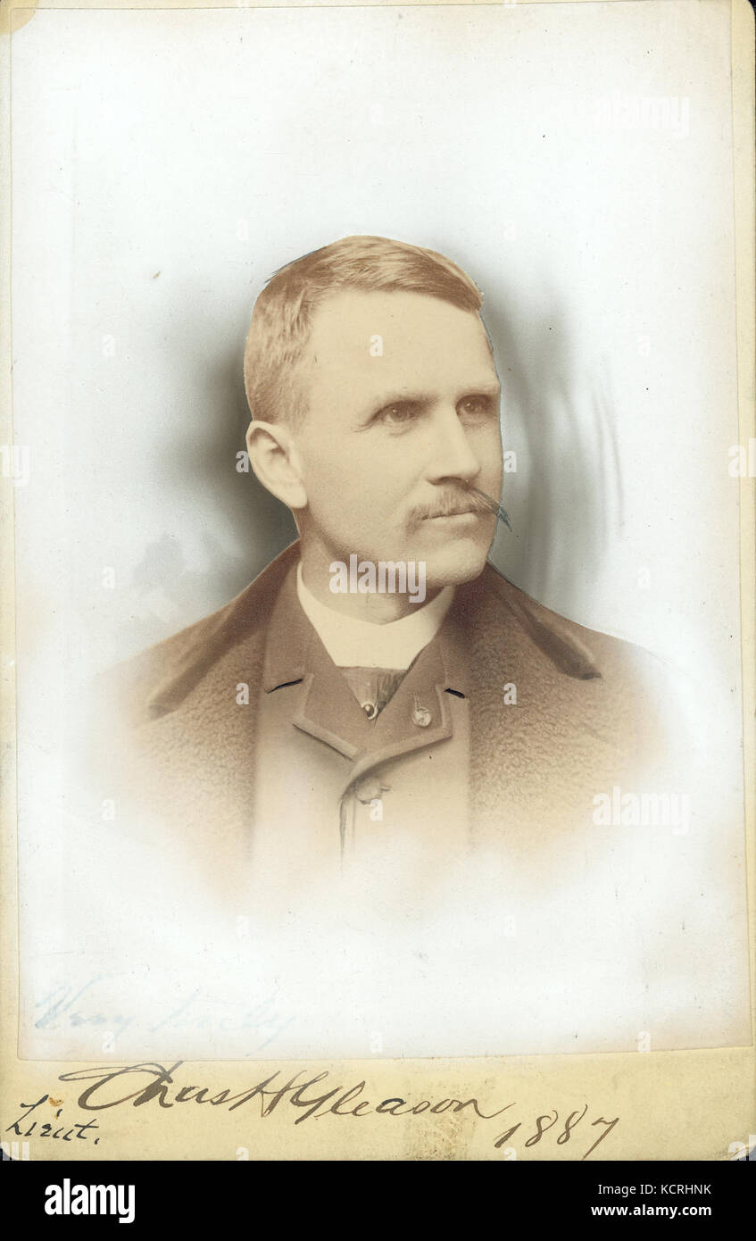 Charles H. Gleason, 1st Lieutenant and adjutant, 7th Indiana Cavalry ...