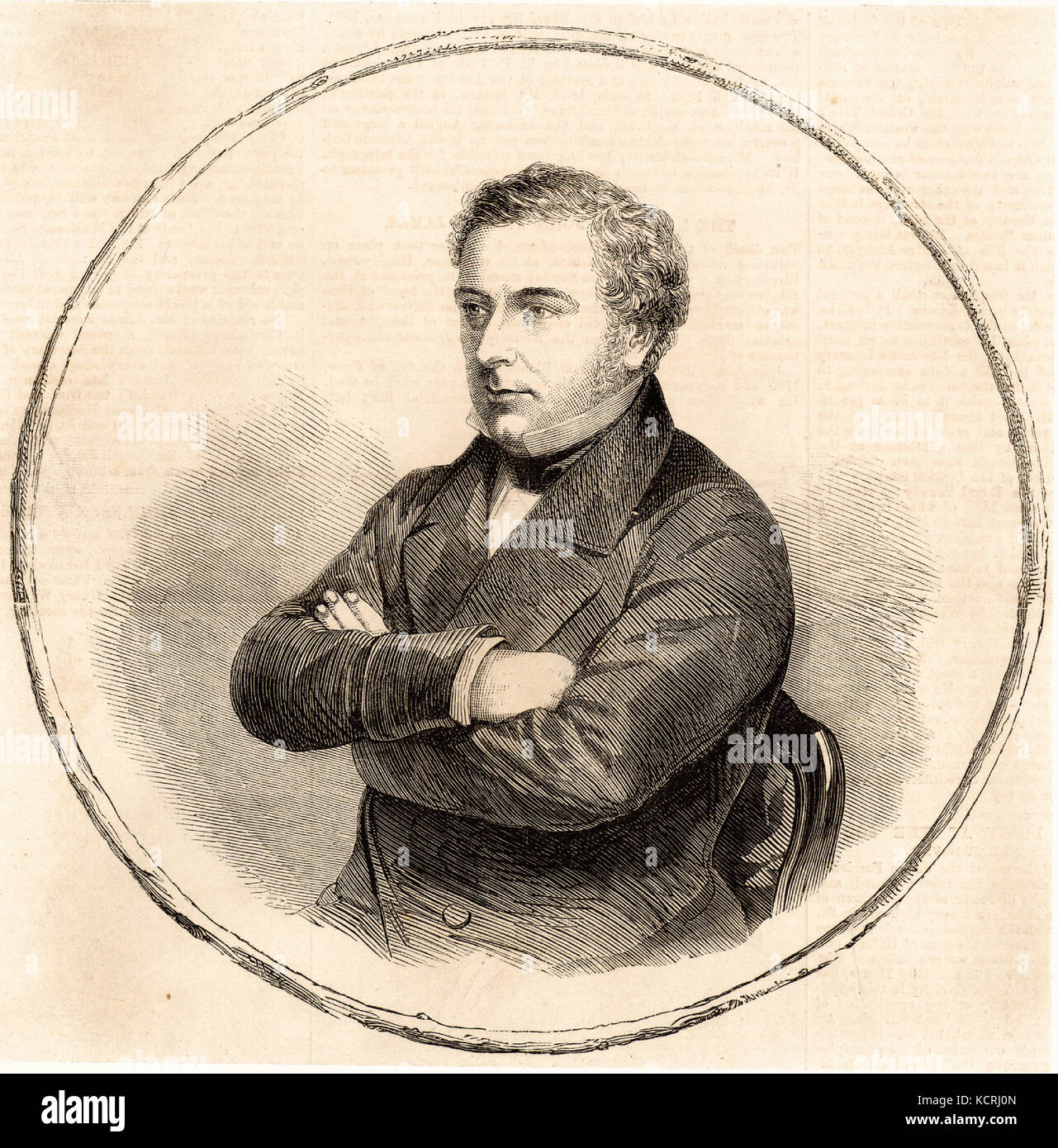 Robert Stephenson English engineer Stock Photo - Alamy