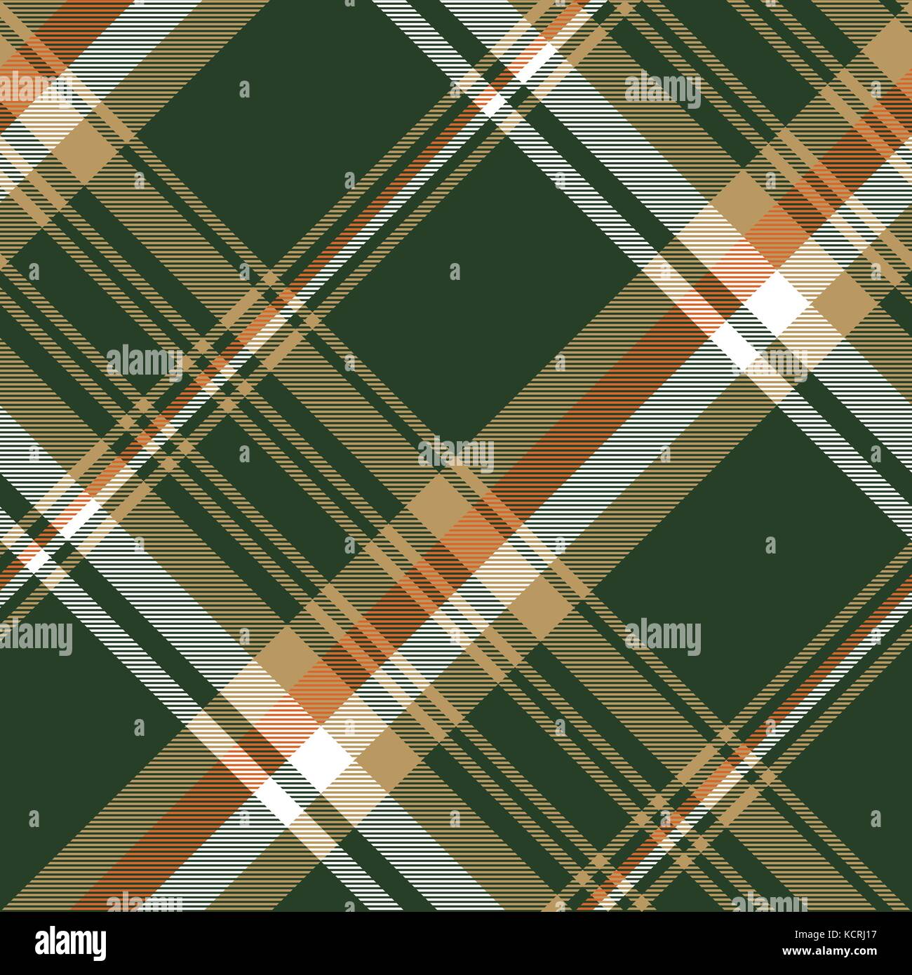 Green tartan check plaid seamless pattern. Vector illustration Stock ...