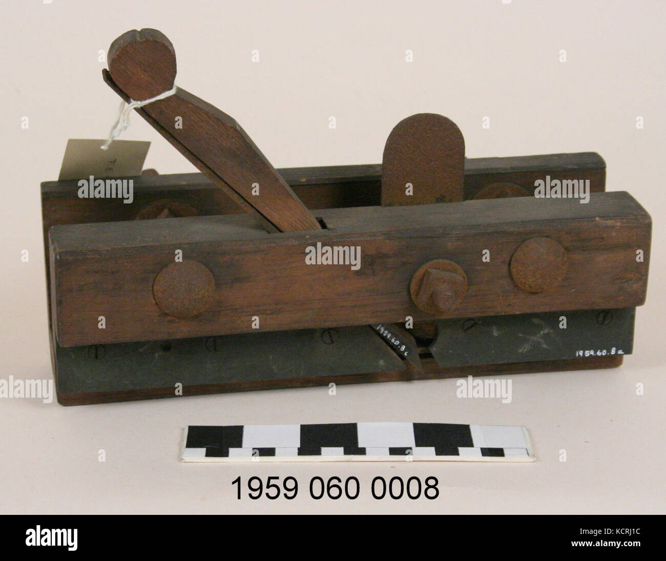 Handmade Carpenters' Wooden and Steel Adjustable Plow Plane Stock Photo ...