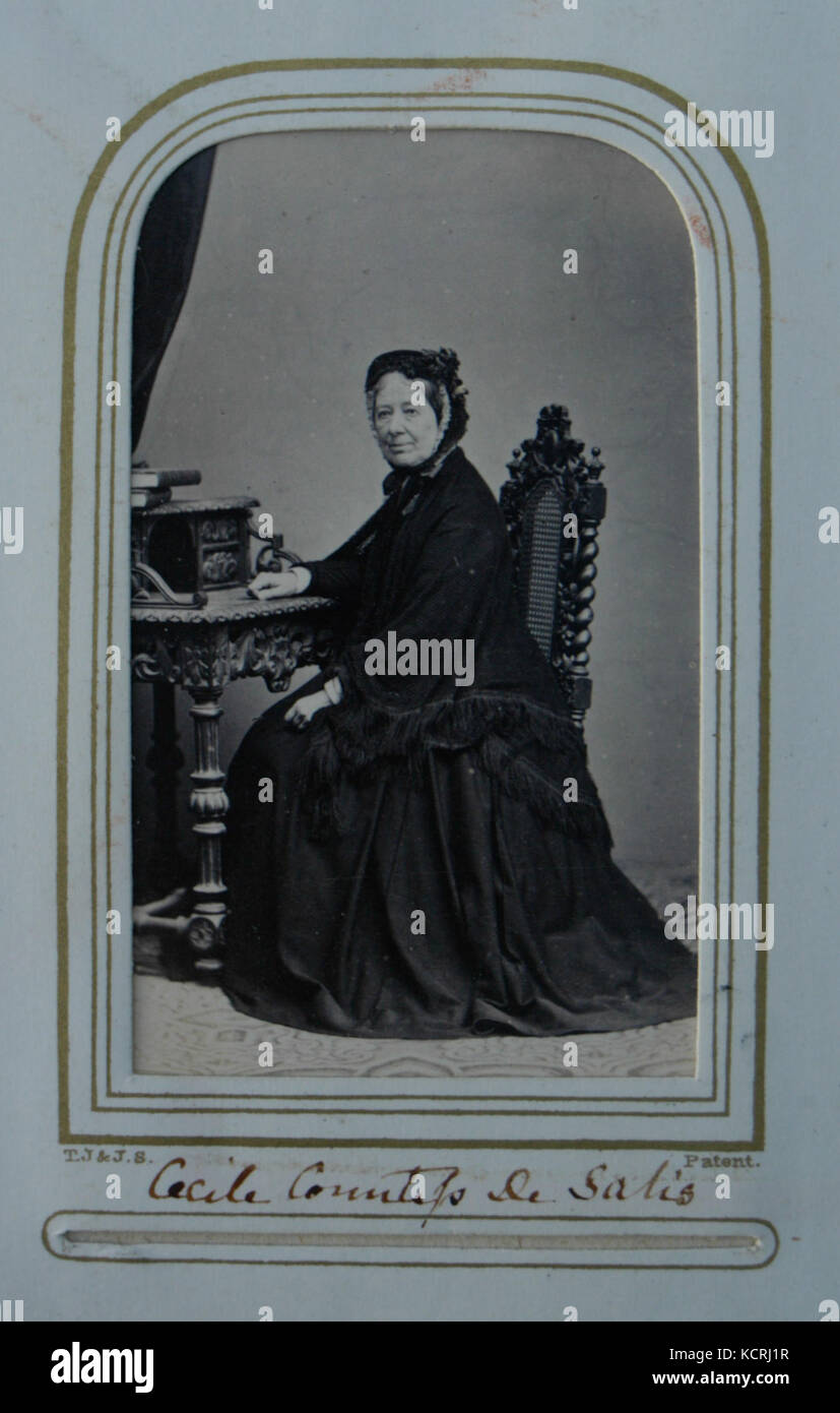 Cecile, Countess de Salis (1802 92 Stock Photo - Alamy