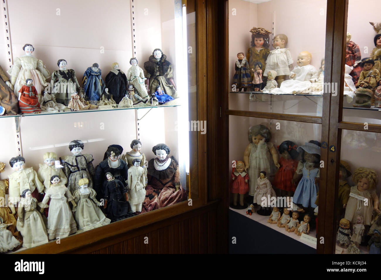 Doll display Fairbanks Museum and Planetarium DSC04296 Stock Photo - Alamy