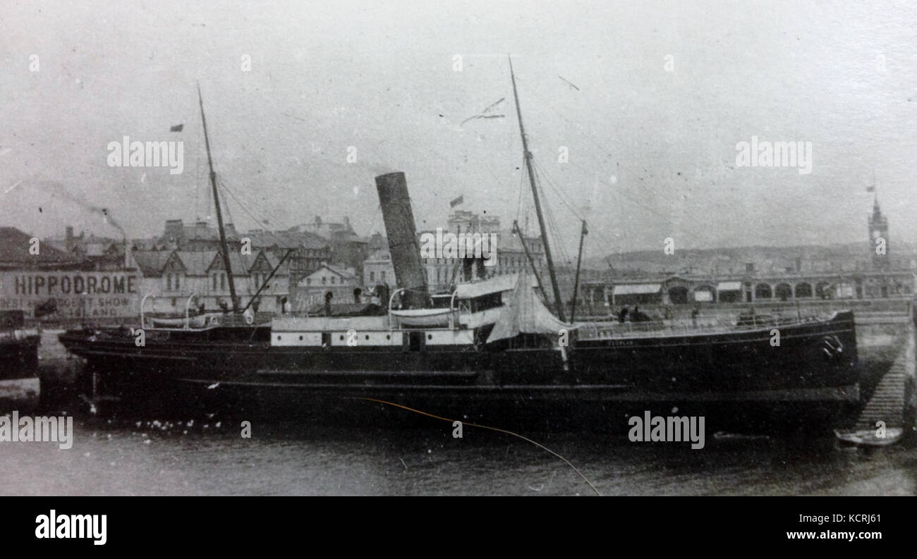 Douglas berthed at the Red Pier Stock Photo - Alamy