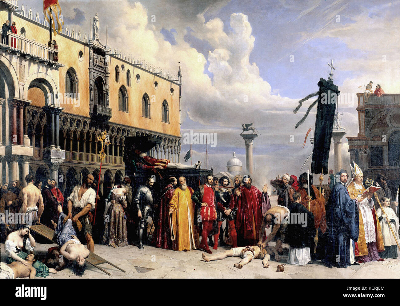 Alexandre Hesse - Funeral honors paid to TItian dead in Venice during ...