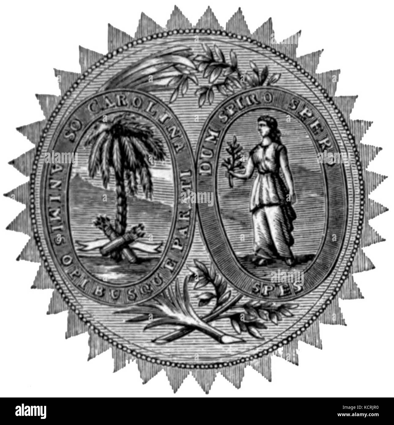 AmCyc South Carolina seal Stock Photo - Alamy