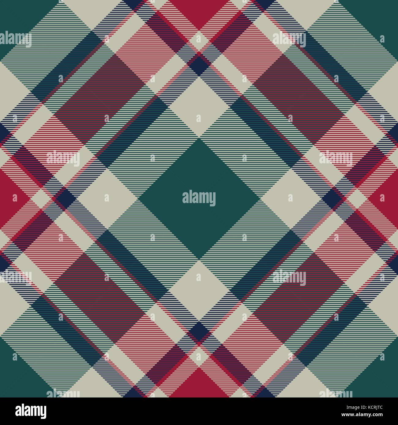 Abstract check plaid diagonal seamless fabric texture. Flat design ...