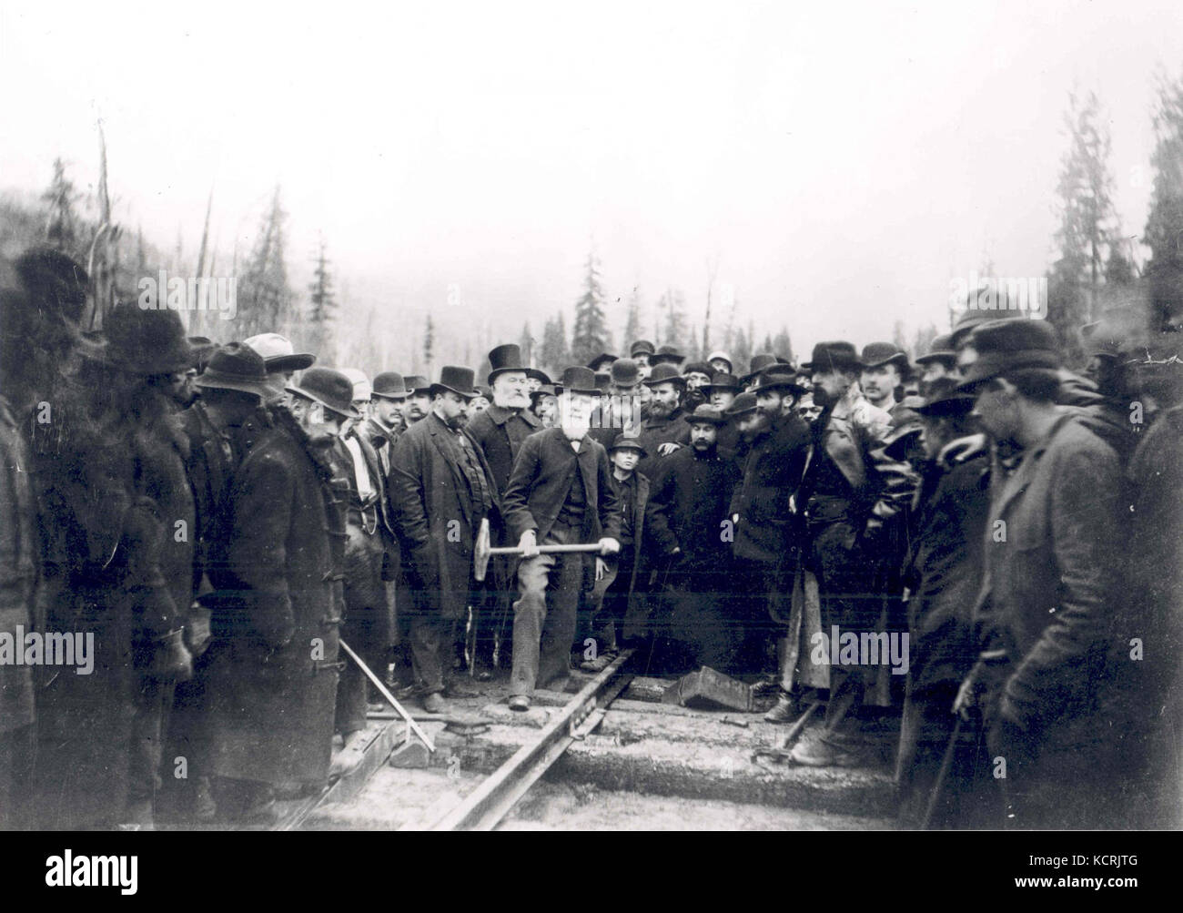 The last spike railroad hi-res stock photography and images - Alamy