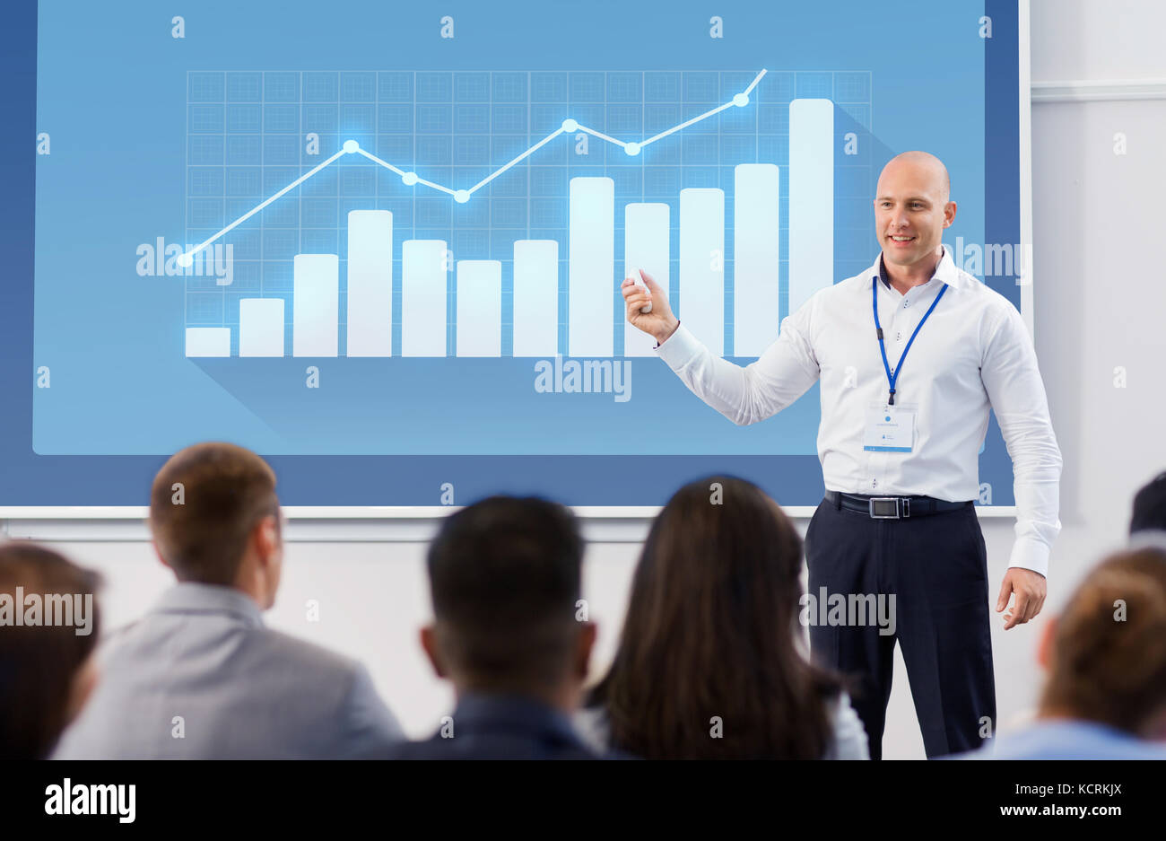group of people at business conference or lecture Stock Photo - Alamy