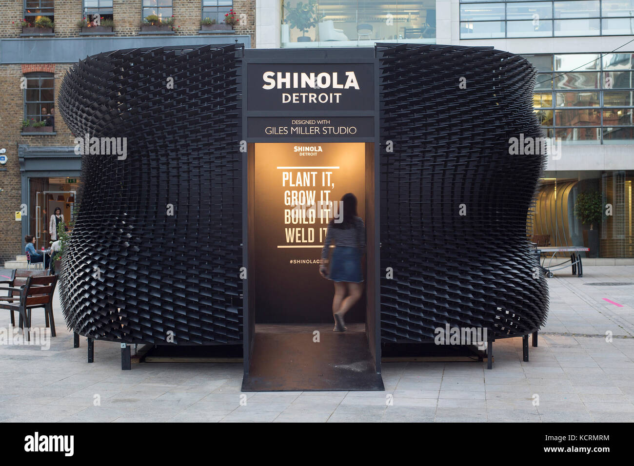 Exterior view of front of Pavilion at Dusk. The Bolt, London, United ...