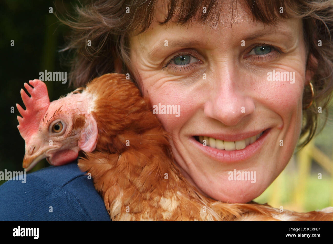 Jane Howorth of the Battery Hen Welfare Trust Stock Photo - Alamy
