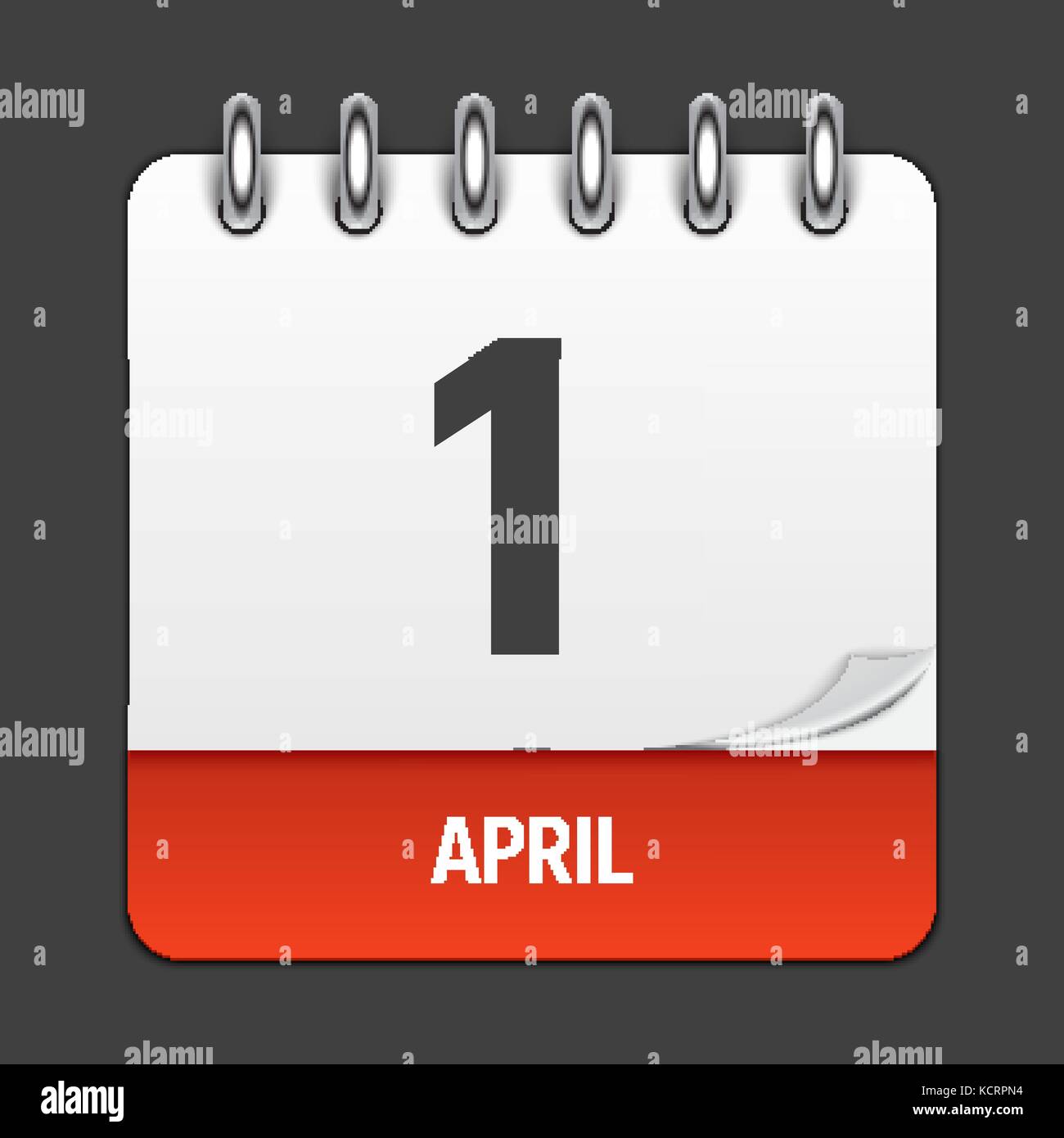 April 1st page Stock Vector Images - Alamy