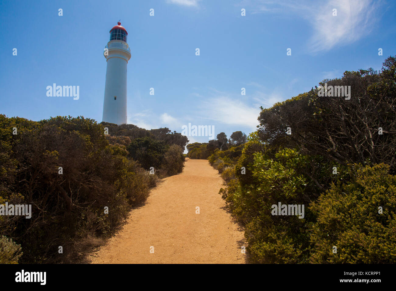 Split Point Lighthouse at the Aireys Inlet on the Great Ocean Road ...