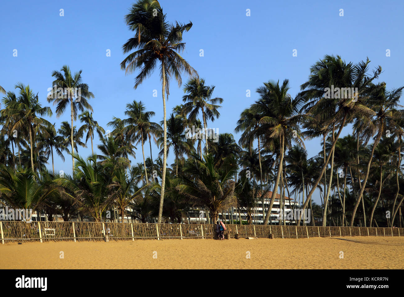 Blue Water Hotel Wadduwa Western Province Sri Lanka Beach Stock Photo ...