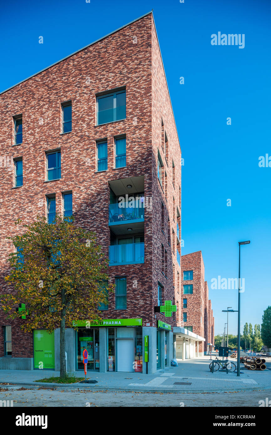 Belgium, Antwerp, residential Manchesterlaan designed by Polo ...