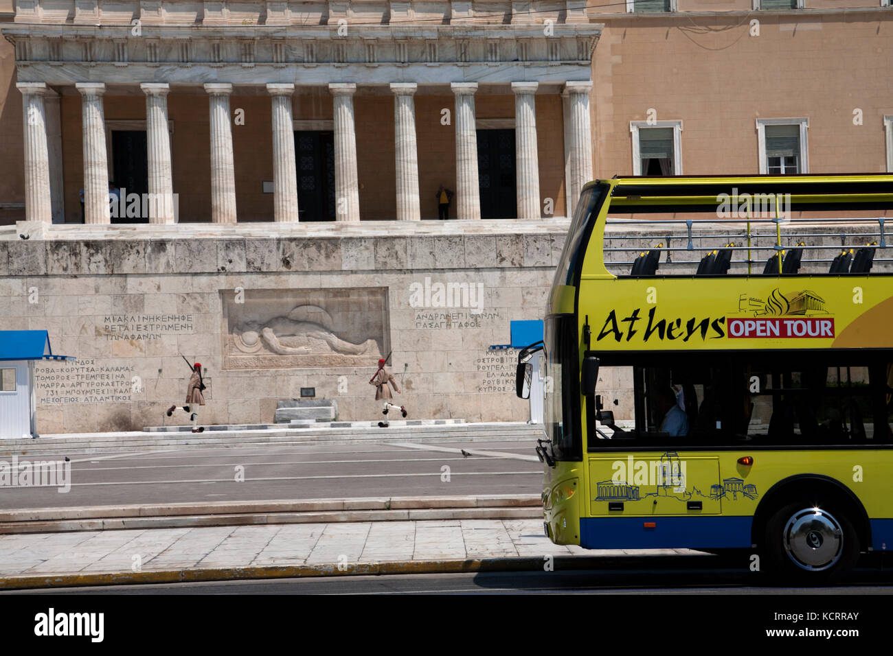 Vouli Parliament Building Syntagma Square Athens Greece Stock Photo - Alamy