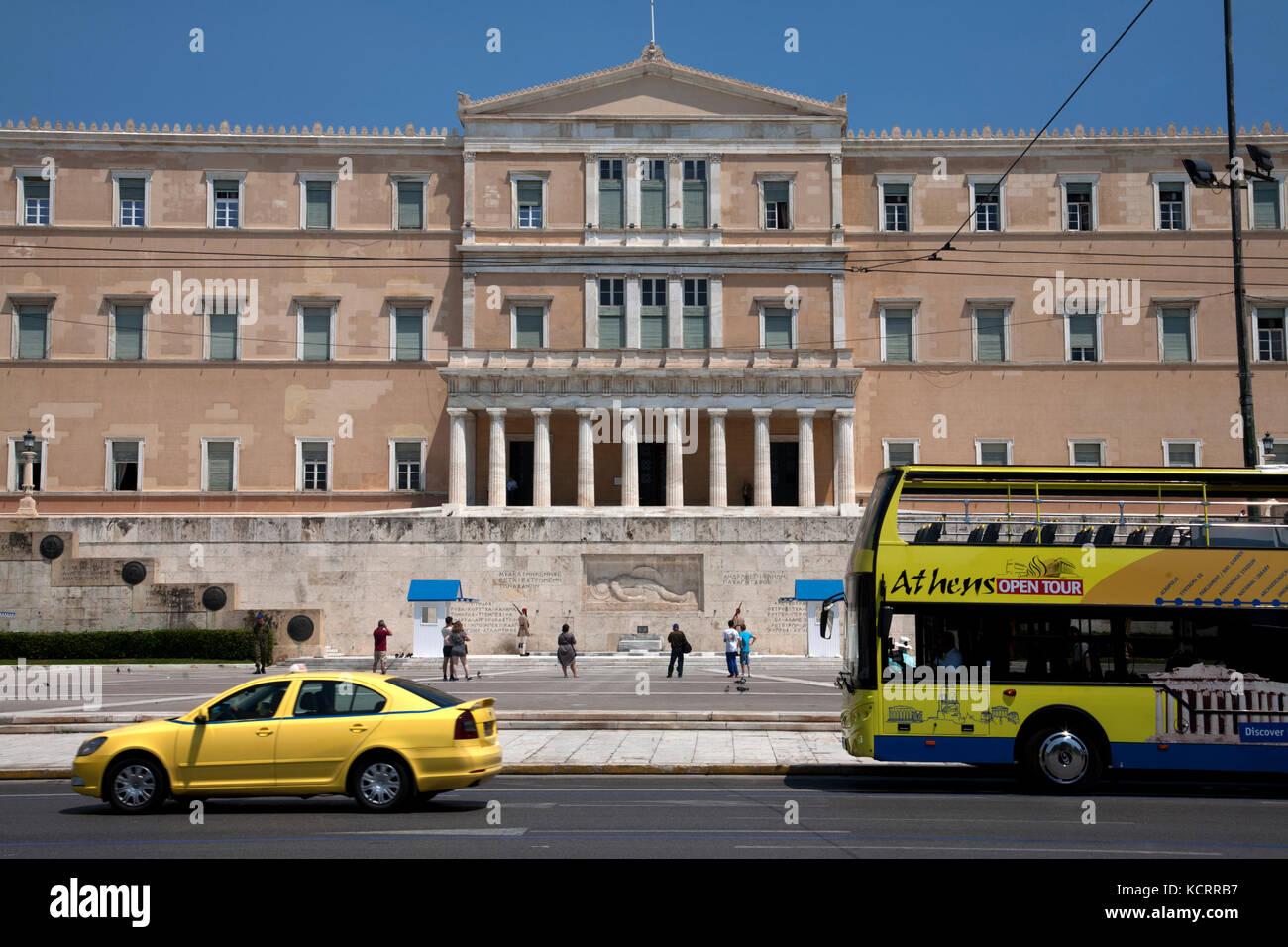 Vouli Parliament Building Syntagma Square Athens Greece Stock Photo - Alamy