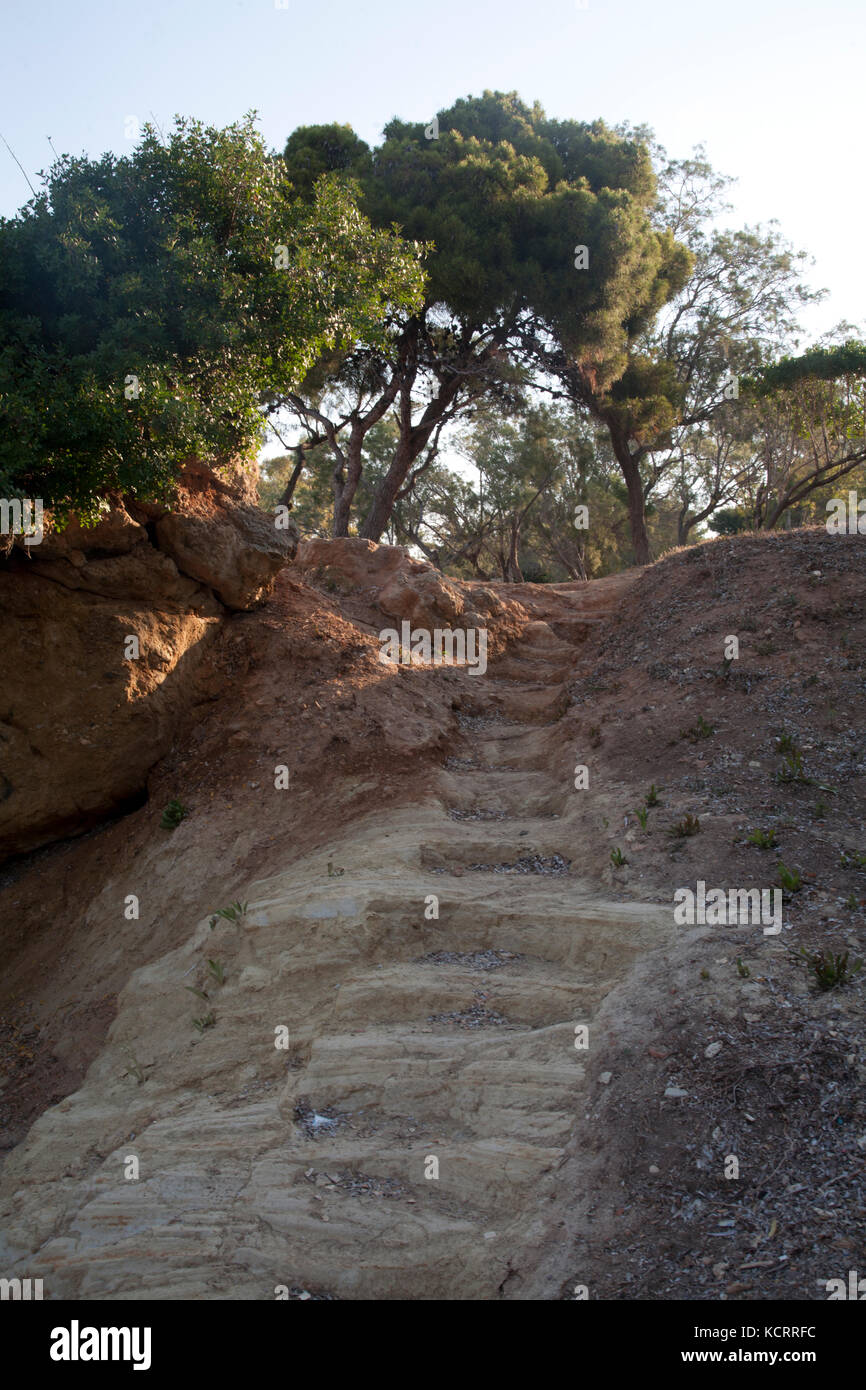 Cliff stairs steps hi-res stock photography and images - Alamy