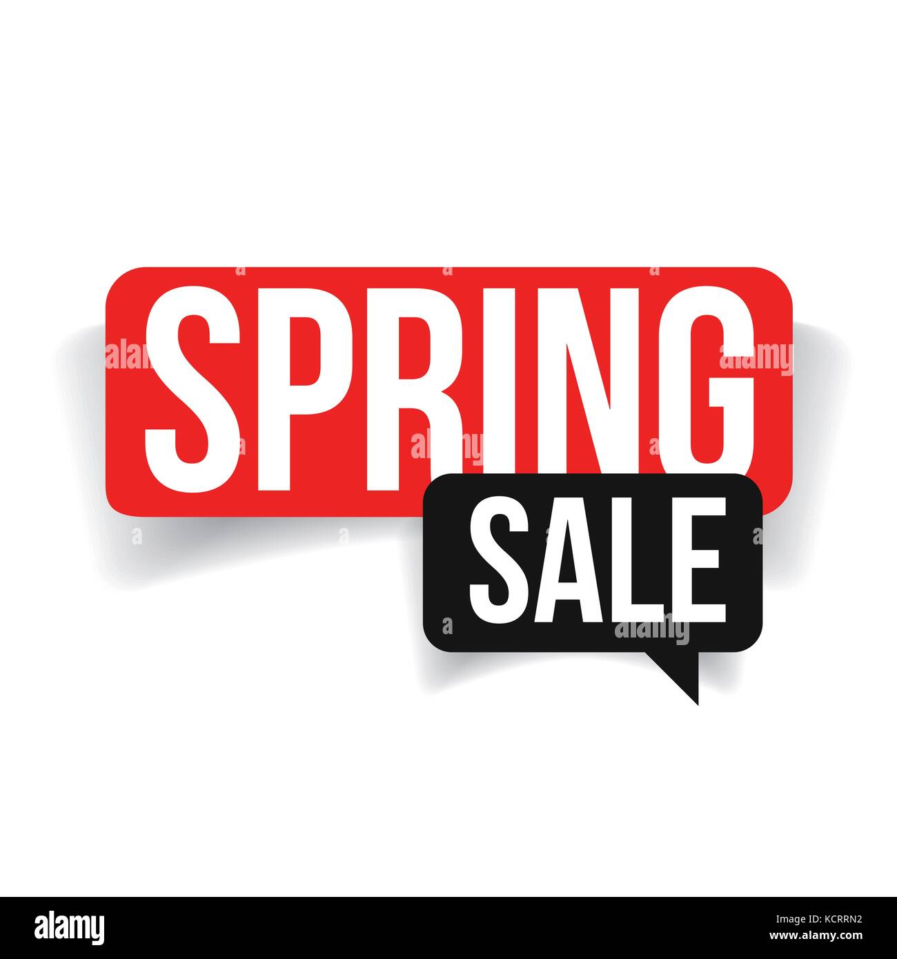 Spring Sale speech bubble Stock Vector Image & Art - Alamy