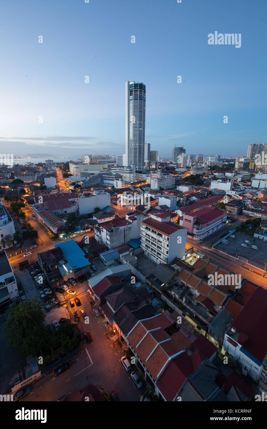 Penang island komtar Stock Photo - Alamy