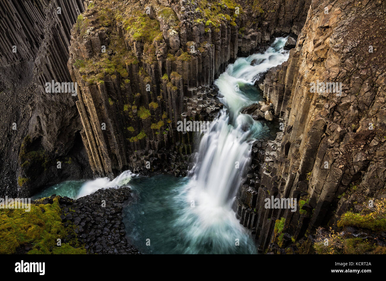 Litlanesfoss Waterfall Near Egilsstadir, Iceland Stock Photo - Alamy