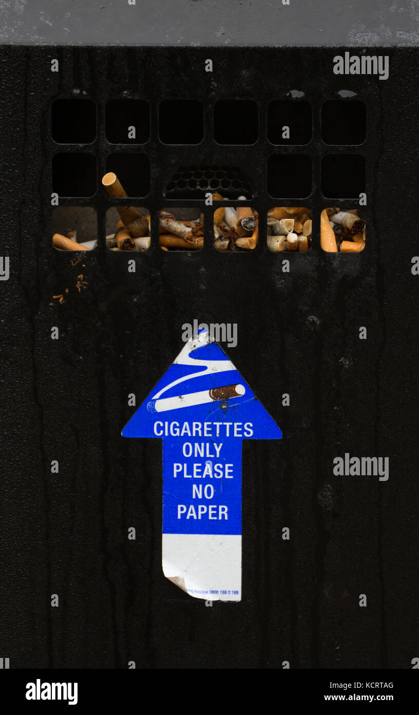 Cigarette bin hi-res stock photography and images - Alamy