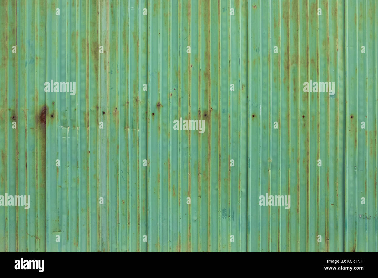 Old green rusty zinc wall background Stock Photo - Alamy